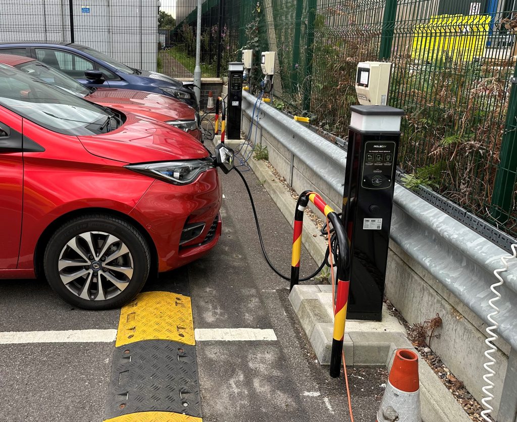 Gatwick Make Ready Centre - EV Chargers | Chris Bartholomew
